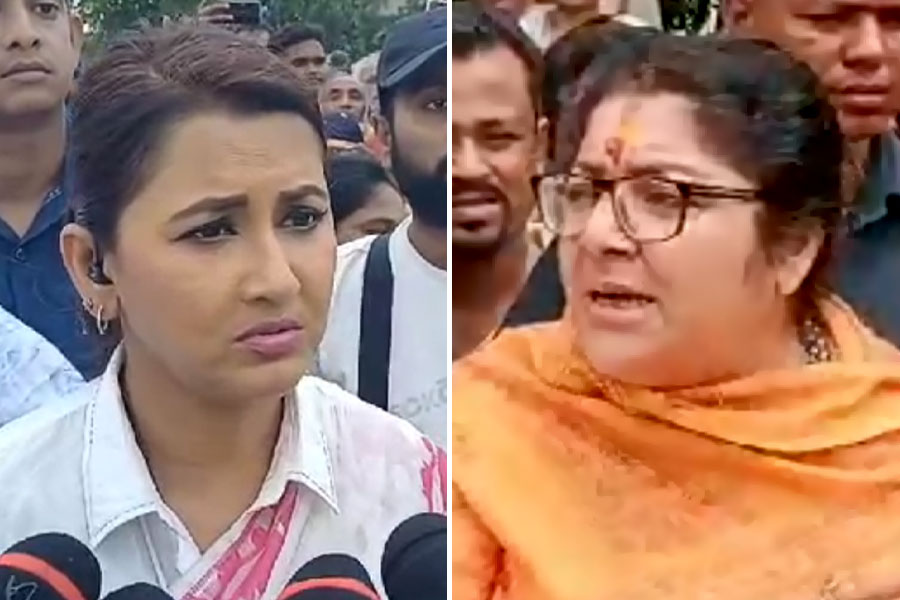 Political spat between TMC's Rachna Banerjee and Locket Chatterjee over ...