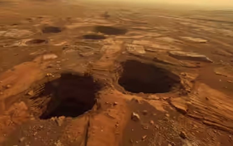 Chinese scientists claim to discover eight water-formed caves on Mars